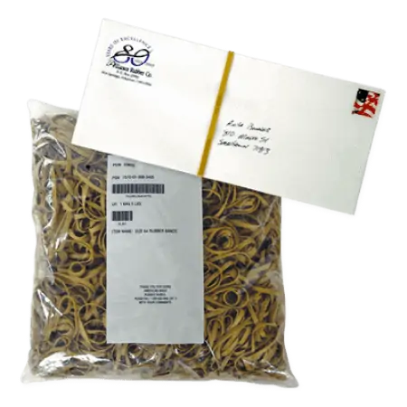 #64 Postal Rubber Bands 50 lb case (10 bags) 5# per Bag Part 2464306 ...